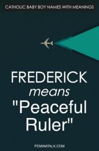 25 Catholic Baby Boy Names with Meanings – FeminaTalk