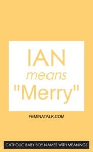 25 Catholic Baby Boy Names with Meanings – FeminaTalk